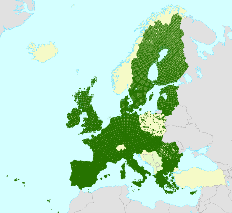 Population trend of bird species: datasets from Article 12, Birds ...